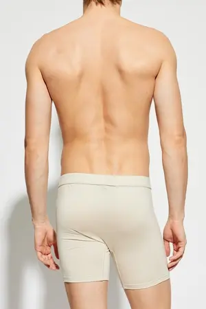 Dsquared2 Cotton Boxers With Logo - Cream