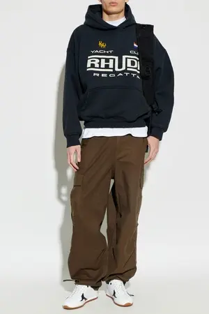 Rhude Wide Leg Cargo Trousers