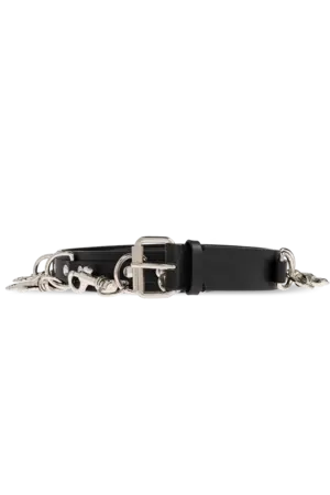 Johanna Ortiz Leather Belt In Black - 42% Off | Editorialist display picture 1