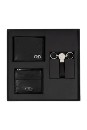 FERRAGAMO Set: Wallet - Black