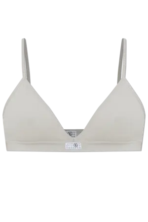 MAISON MARGIELA Cotton Bra - Grey