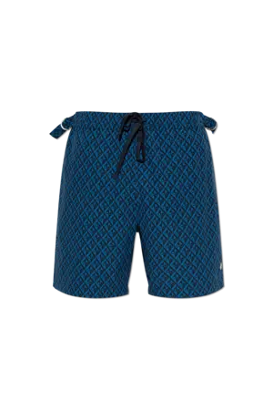 Moose Knuckles Swim Shorts Navy Blue
