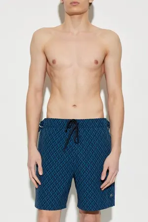Moose Knuckles Swim Shorts - Navy Blue