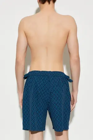 Moose Knuckles Swim Shorts - Navy Blue