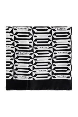 LANVIN Silk Scarf - Black