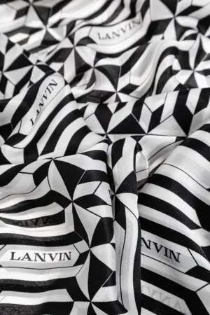 LANVIN Silk Scarf - Black