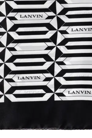 LANVIN Silk Scarf - Black