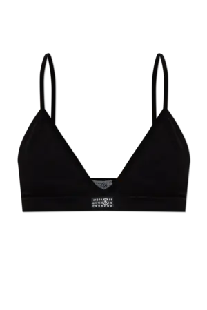 MAISON MARGIELA Cotton Bra - Black
