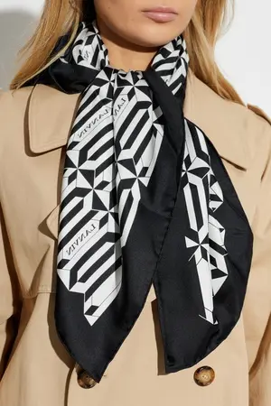 LANVIN Silk Scarf - Black