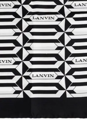 LANVIN Silk Scarf - Black