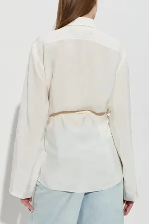 MAISON MARGIELA Draped Front Shirt - Cream