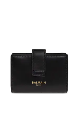 Balmain Leather Wallet - Black