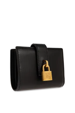 Balmain Leather Wallet - Black