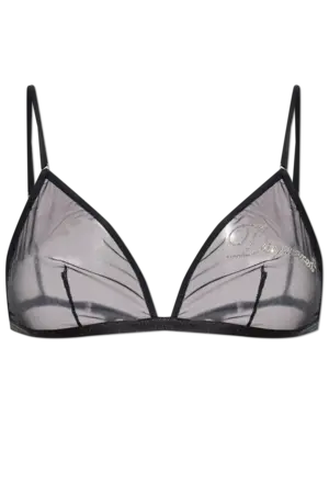 Dsquared2 Bra With Sequin Logo - Black