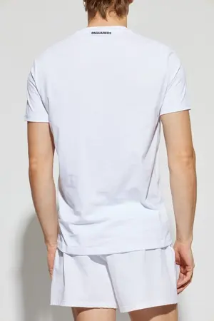 Dsquared2 Three-pack Of Underwear T-shirts - White