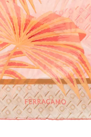 FERRAGAMO Silk Scarf With Print