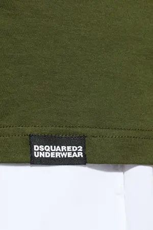 Dsquared2 Underwear T-shirt With A Round Neckline - Green