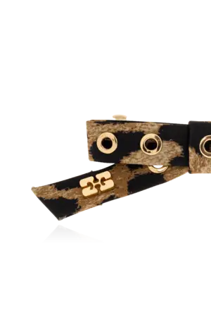 GANNI Animal Motif Hair Clip - Brown