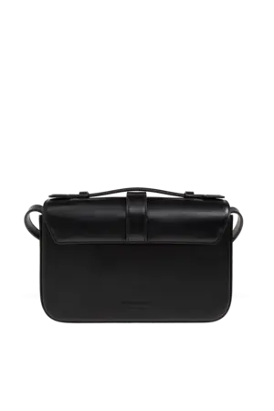 Emporio Armani Leather Shoulder Bag With Logo