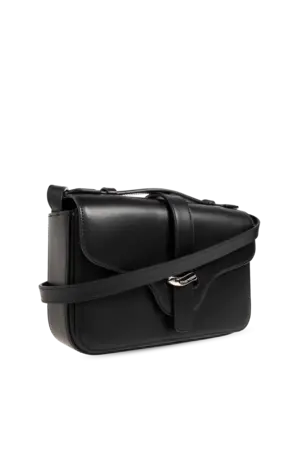 Emporio Armani Leather Shoulder Bag With Logo