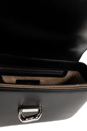 Emporio Armani Leather Shoulder Bag With Logo