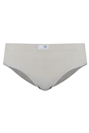 MAISON MARGIELA Cotton Briefs - Grey