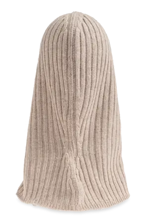 GANNI Logo Balaclava - Beige