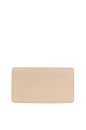 Emporio Armani Leather Clutch With Chain Strap