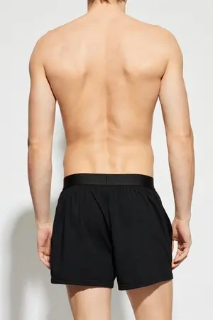 Dsquared2 Cotton Boxers With Logo - Black