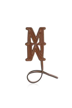 Max Mara Logo Pendant - Brown