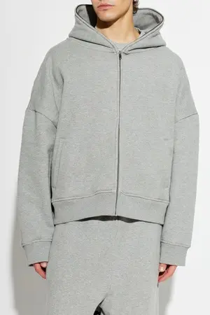 ENTIRE STUDIOS Cotton Zip-up Hoodie - Grey