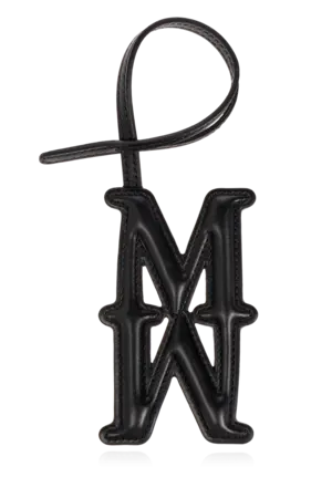 Max Mara Leather Charm - Black