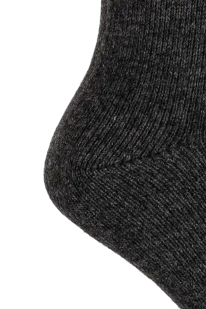 GANNI Knee High Socks With Logo - Grey