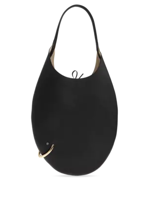 Tory Burch Pierced Soft Shoulder Bag - Black