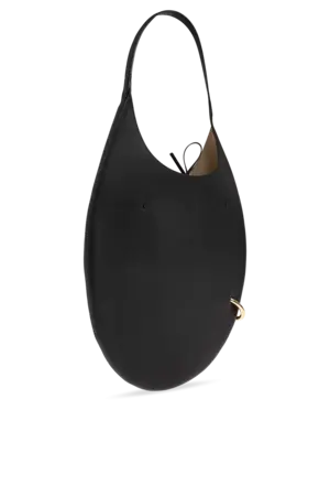 Tory Burch Pierced Soft Shoulder Bag - Black