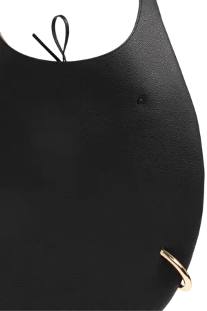 Tory Burch Pierced Soft Shoulder Bag - Black