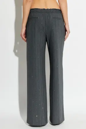 SELF-PORTRAIT Sequin Detailed Trousers