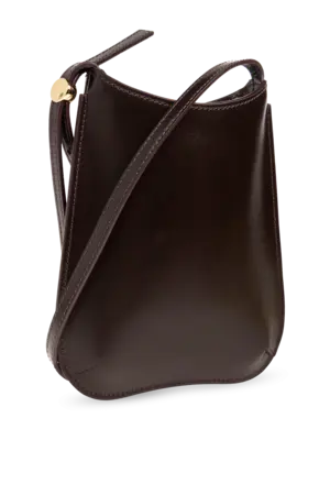 Jacquemus Phone Case 'bisou' With A Strap - Brown