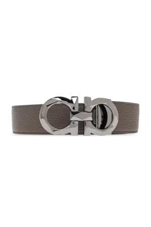 FERRAGAMO Double-sided Belt - Grey