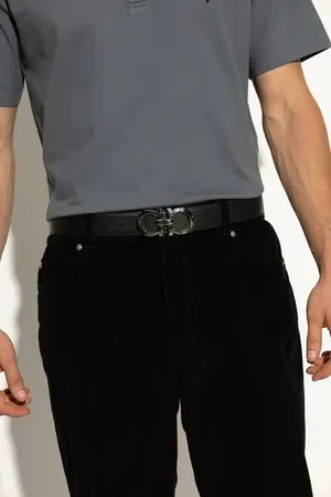 FERRAGAMO Double-sided Belt - Grey
