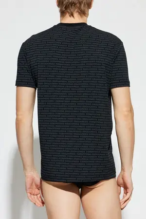 Dsquared2 Underwear Set: T-shirt And Boxer Shorts - Black