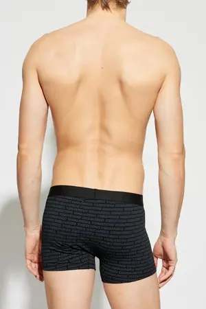 Dsquared2 Cotton Boxers With Monogram - Black