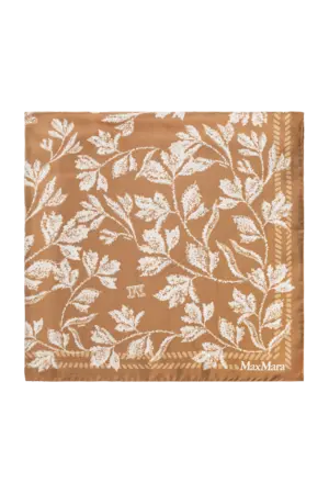 Max Mara Silk Scarf - Beige