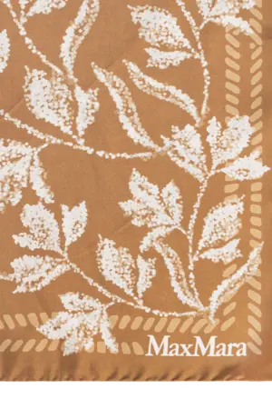 Max Mara Silk Scarf - Beige