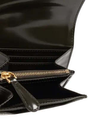 AMI Paris Leather Wallet - Green