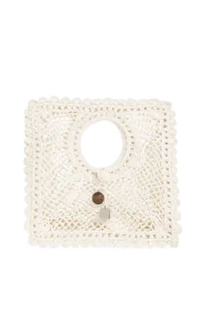 Jacquemus Spiaggia Small Handheld Bag White