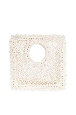 Jacquemus Spiaggia Small Handheld Bag - White