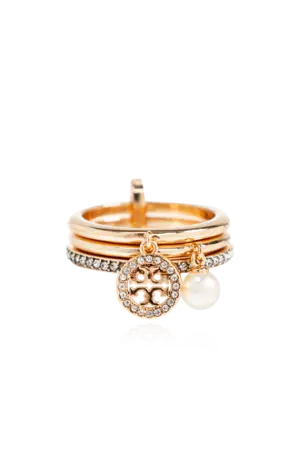 Tory Burch Ring With Shimmering Crystals
