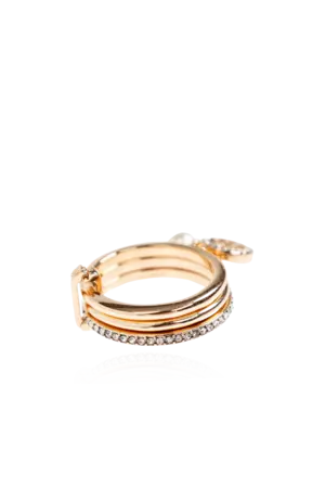 Tory Burch Ring With Shimmering Crystals