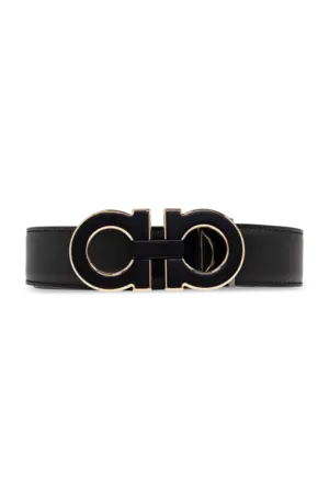 FERRAGAMO Reversible Belt - Black